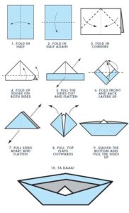Kako napraviti origami brod - STEM Little Explorers